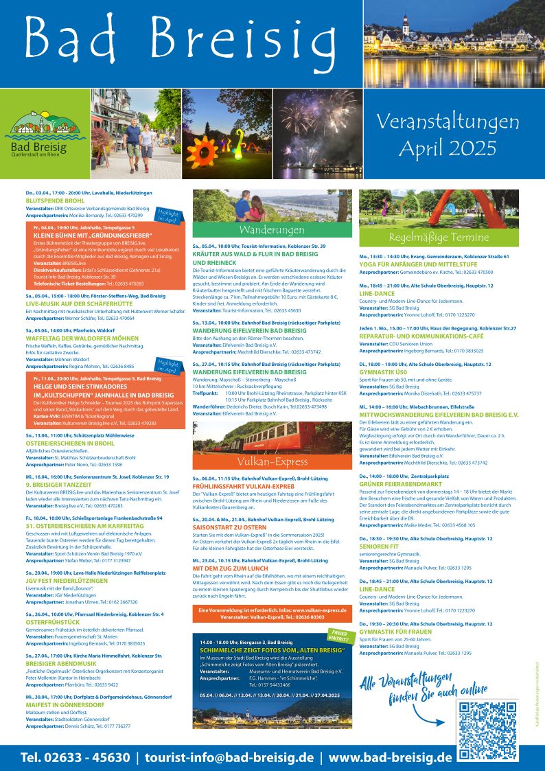 Tourismus Verbandsgemeinde Bad Breisig - Tourismus und VG-Verwaltung